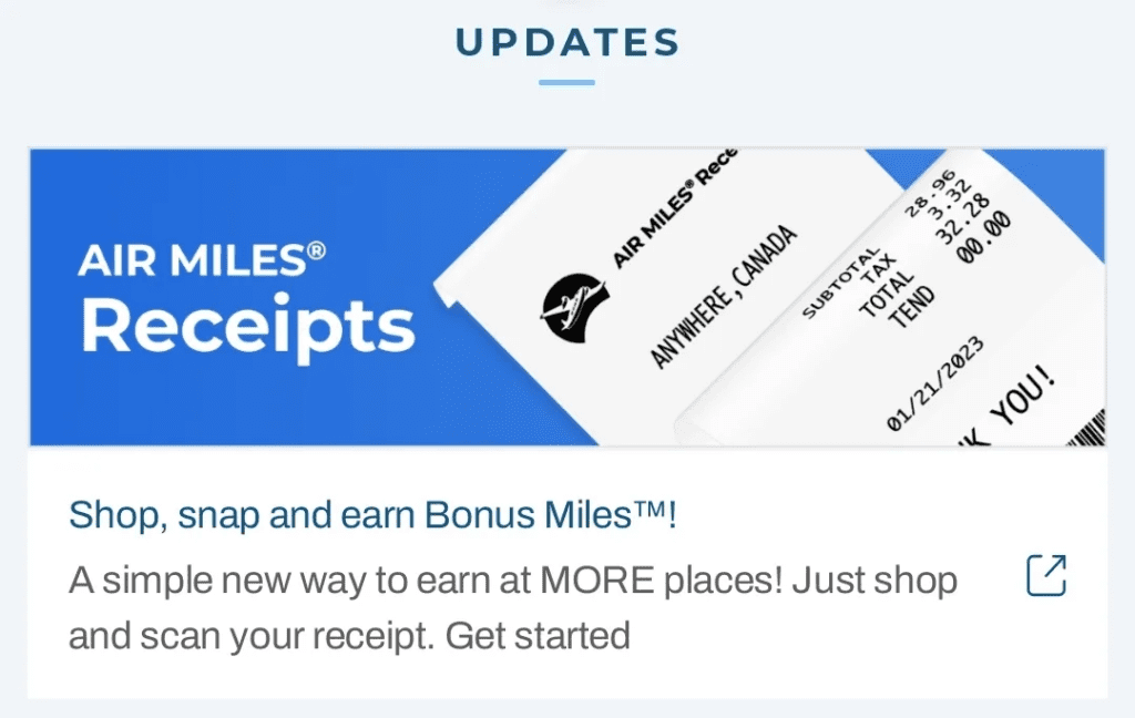 How Does AIR MILES Receipts Work? - Pointshogger